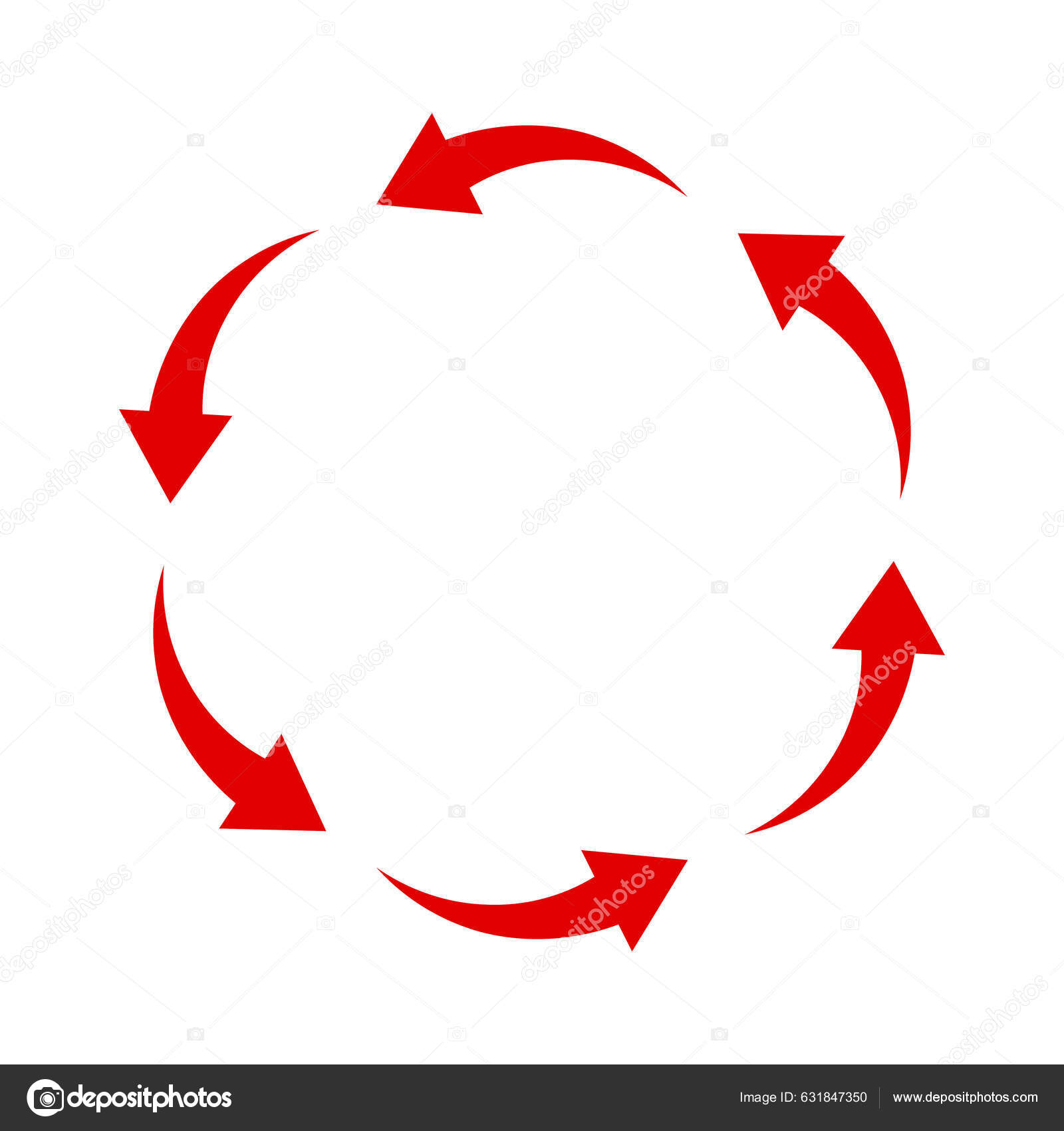 Flecha Forma Círculo Vector de stock #631847350 de ©robert6666