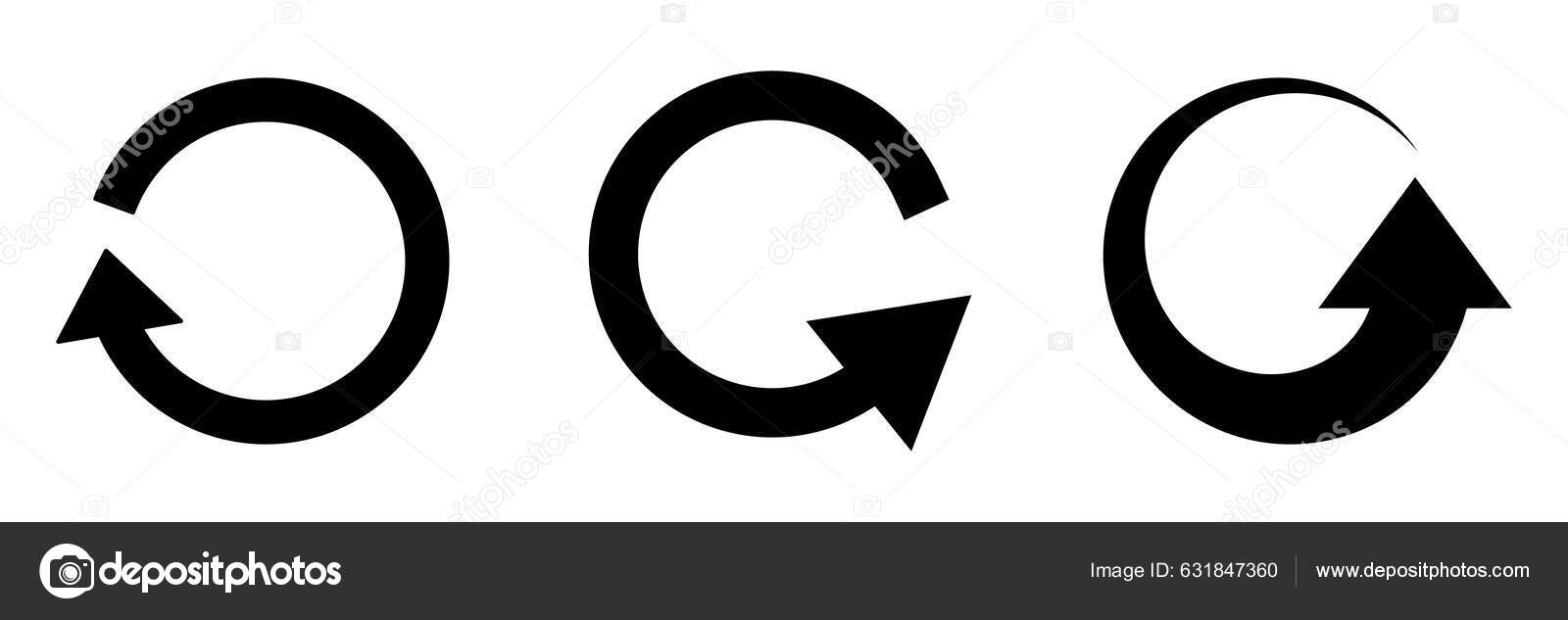 Flecha Forma Círculo Vector de stock por ©robert6666 631847360