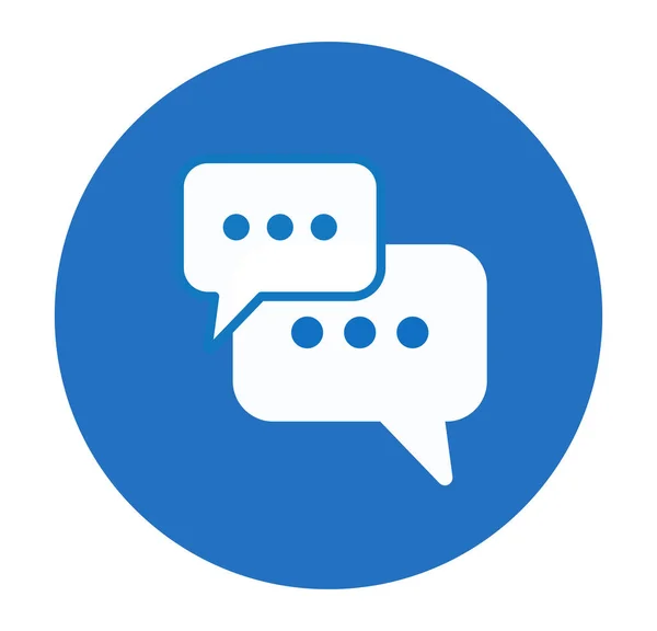 Chat Icon White Background Stock Vector by ©robert6666 632836546