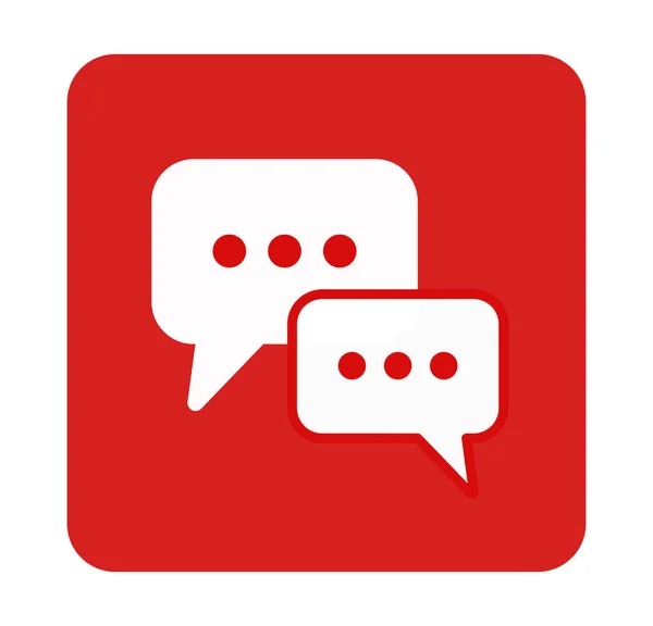 Chat Icon White Background Stock Vector by ©robert6666 632836546