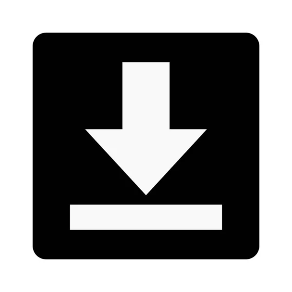 Download Icon White Background Stock Vector by ©robert6666 634866070