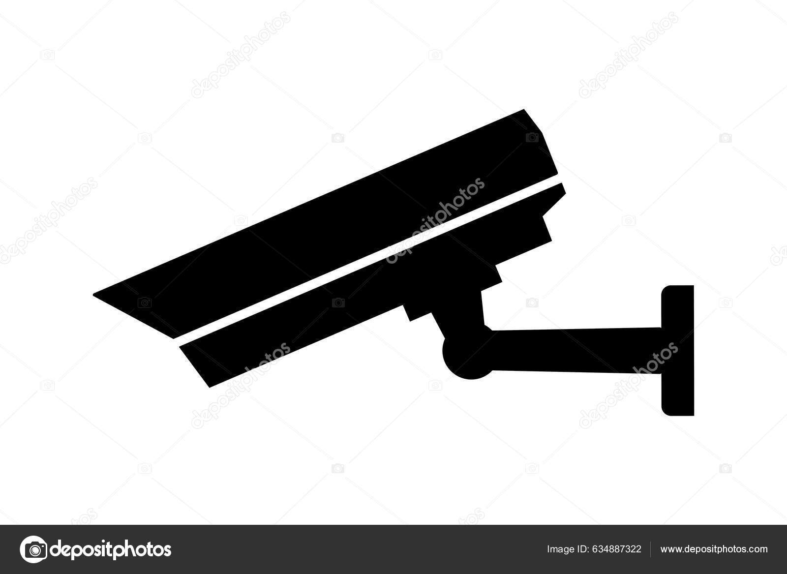 Industrial Camera Icon White Background Stock Vector by ©robert6666 ...