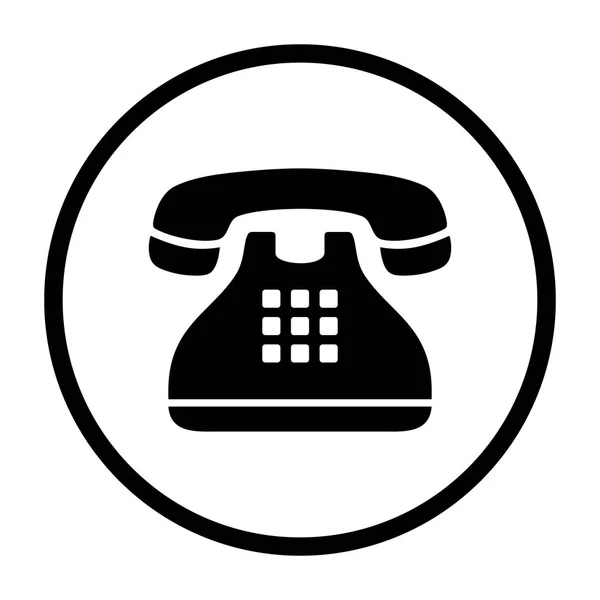 Icono Del Teléfono Sobre Fondo Blanco Vector de stock por ©robert6666 ...