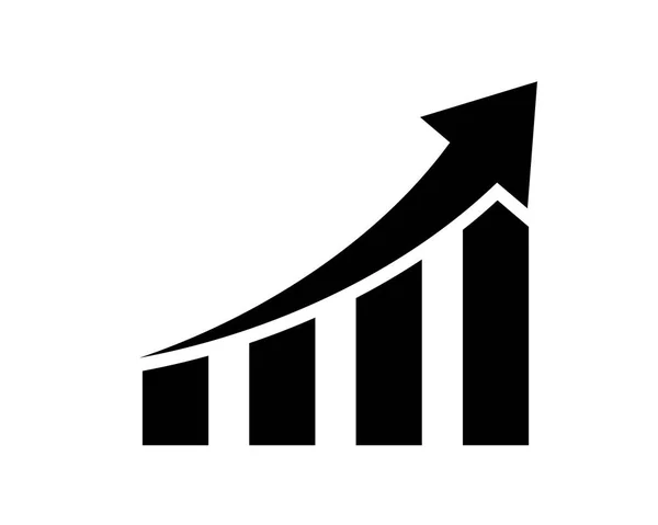 Graph Icon White Background Stock Vector by ©robert6666 638079744