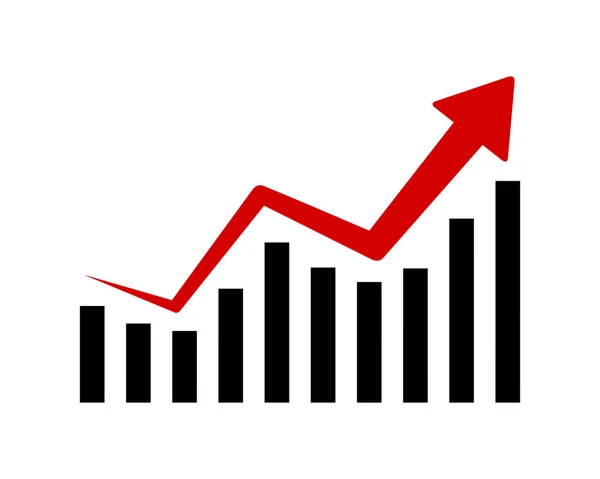 Graph Icon White Background Stock Vector by ©robert6666 638079924