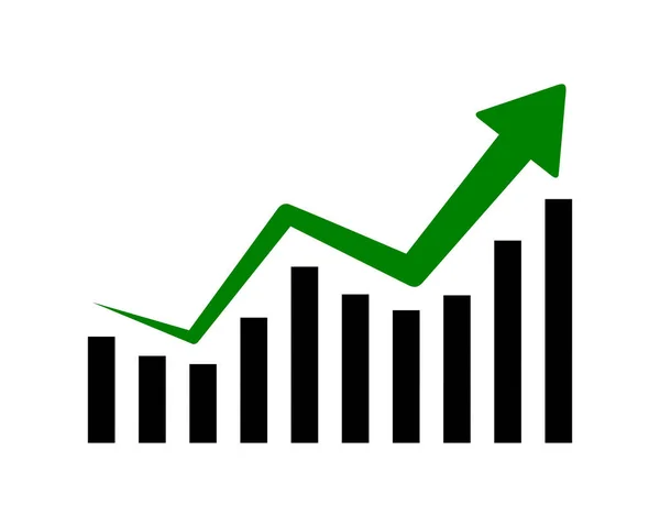 Graph Icon White Background Stock Vector by ©robert6666 638079924