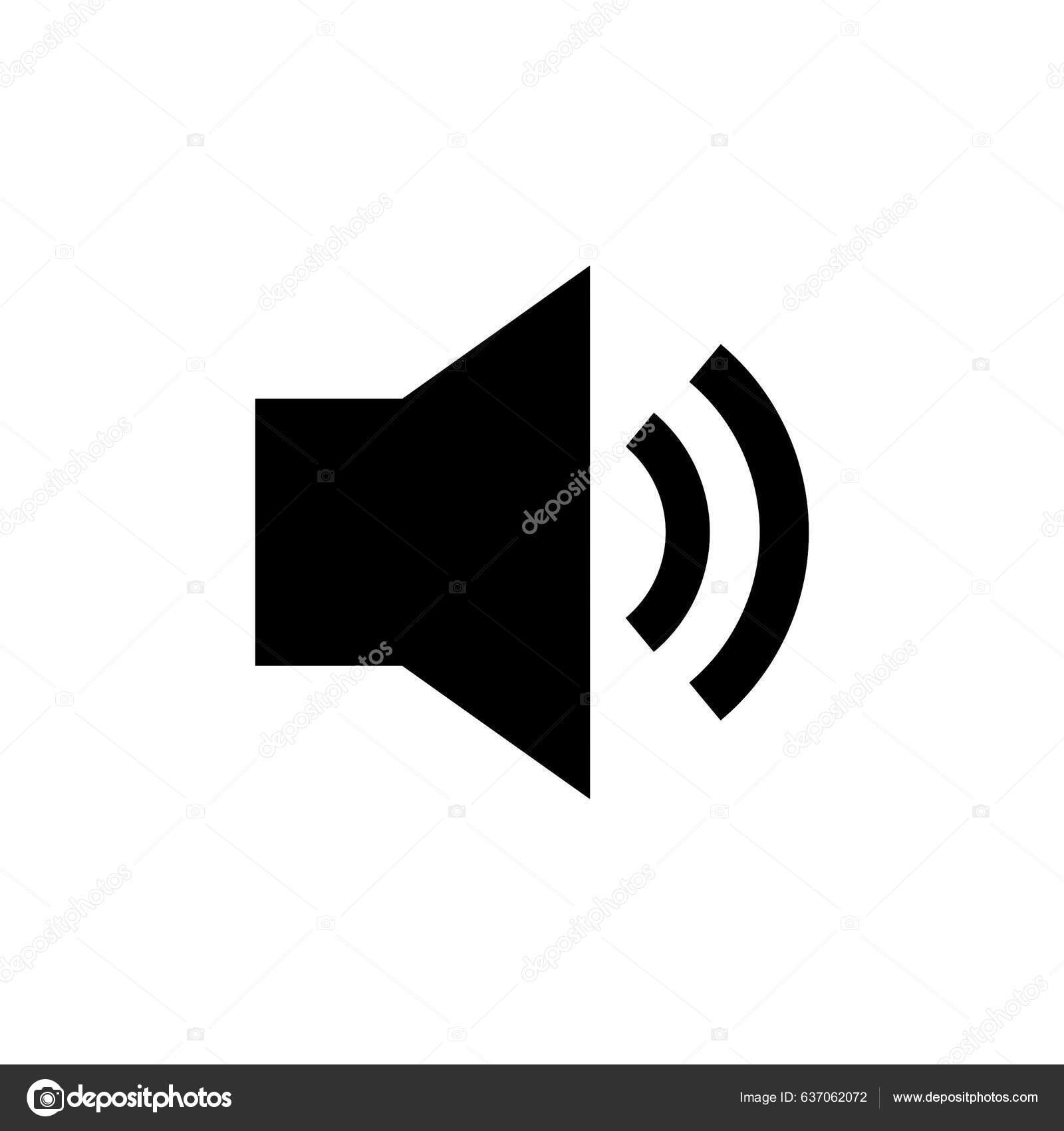 Icono Del Altavoz Sobre Fondo Blanco Vector de stock por ©robert6666 ...