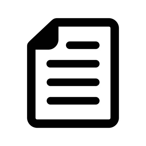 Document Icon White Background Stock Vector by ©robert6666 638090922