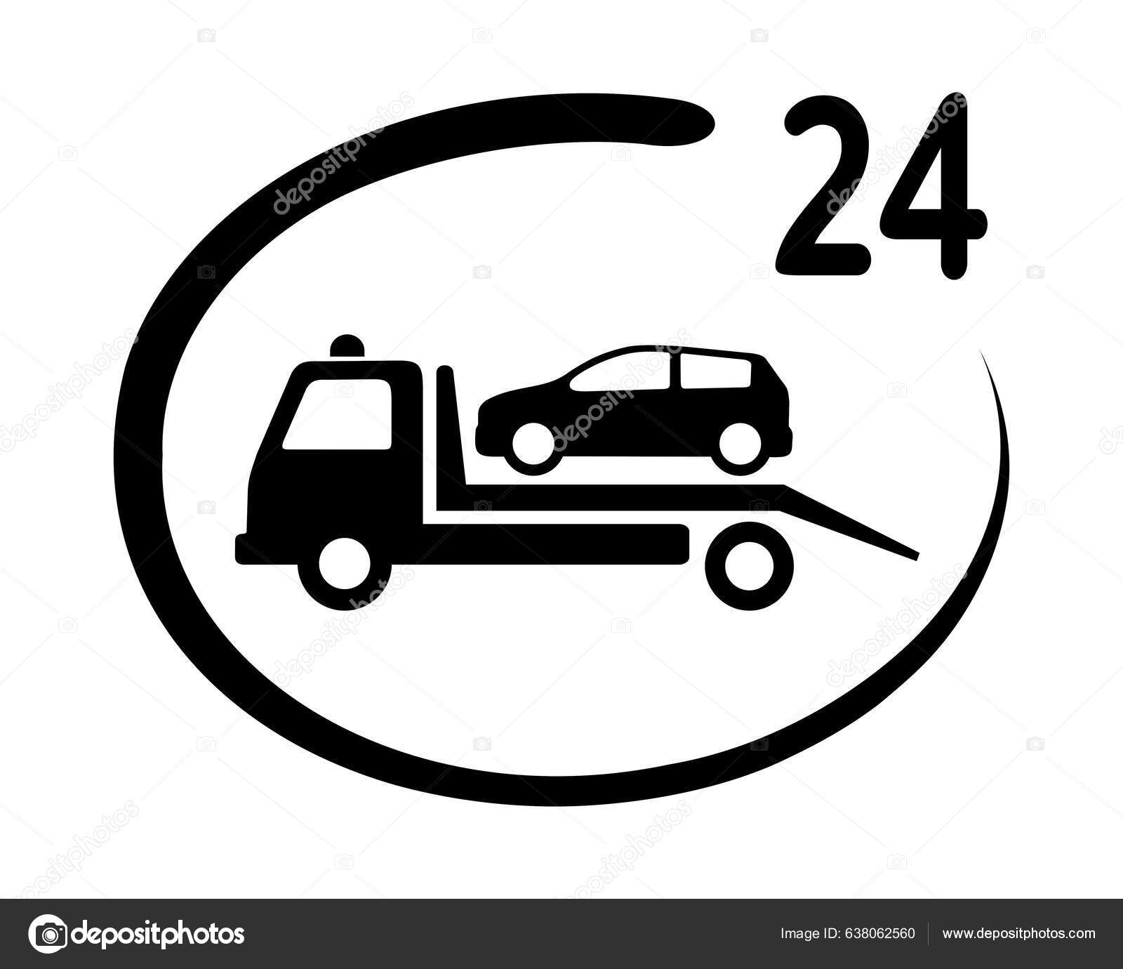 Car Auto Assistance Icon White Background Stock Vector by ©robert6666 ...
