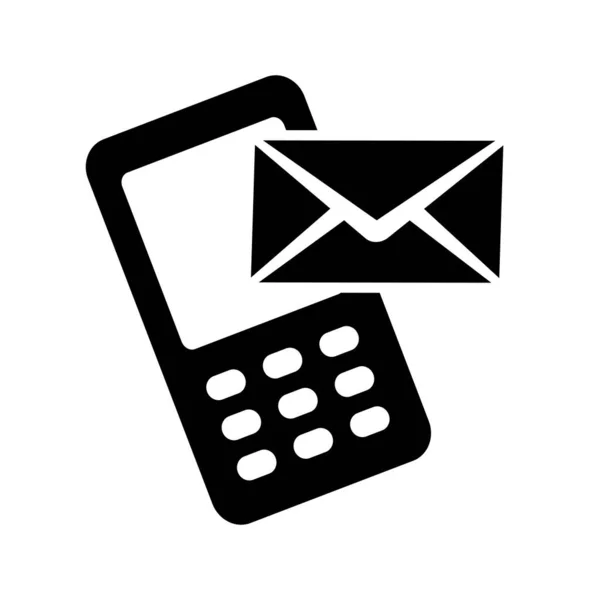 Mail Icon White Background Stock Vector by ©robert6666 638249346