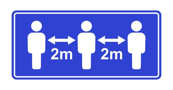 Maintaining Social Distance Meter Stock Vector by ©robert6666 638100628