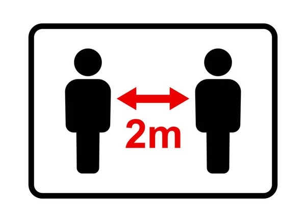 Maintaining Social Distance Meter Stock Vector by ©robert6666 638450486