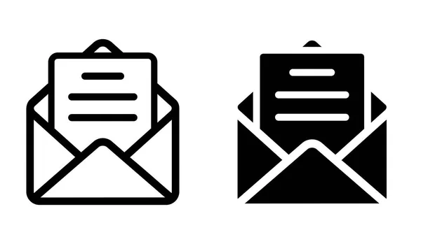 Mail Icon White Background Stock Vector by ©robert6666 638249346