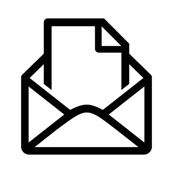 Email Icon White Background Stock Vector by ©robert6666 639348860