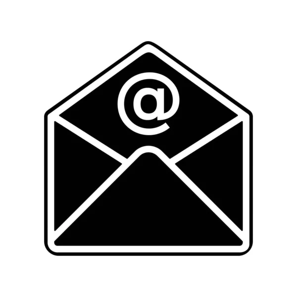 Email Icon White Background Stock Vector by ©robert6666 639348840
