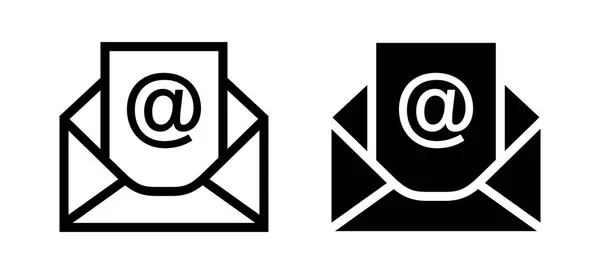 Email Icon White Background Stock Vector by ©robert6666 639348860