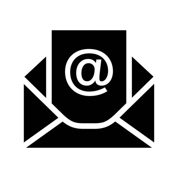 Email Icon White Background Stock Vector by ©robert6666 639348860