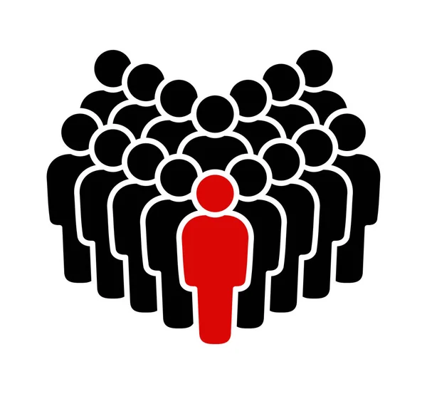 People Icon Set Crowd Symbol Stock Vector by ©robert6666 689687868