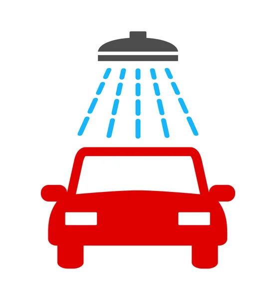 Ikon Cuci Mobil Pada Latar Belakang Putih Vektor Stok oleh ©robert6666 ...