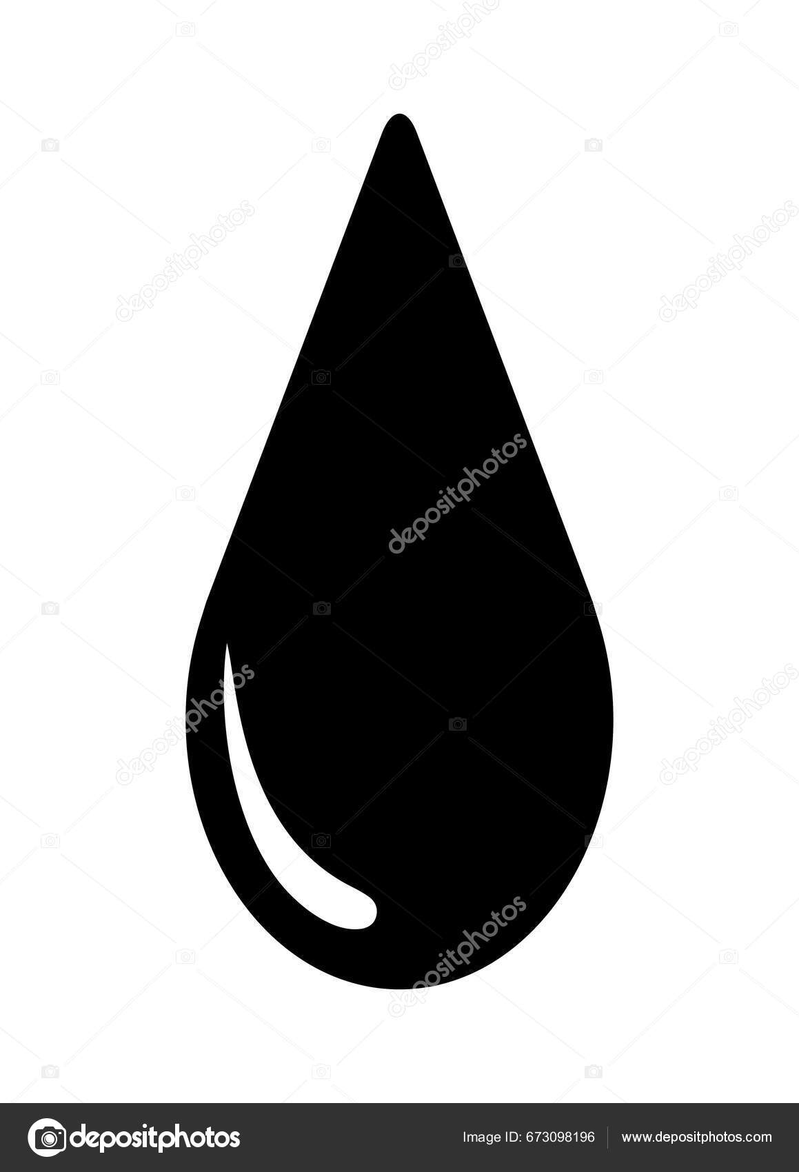 Drop Icon White Background Stock Vector by ©robert6666 673098196