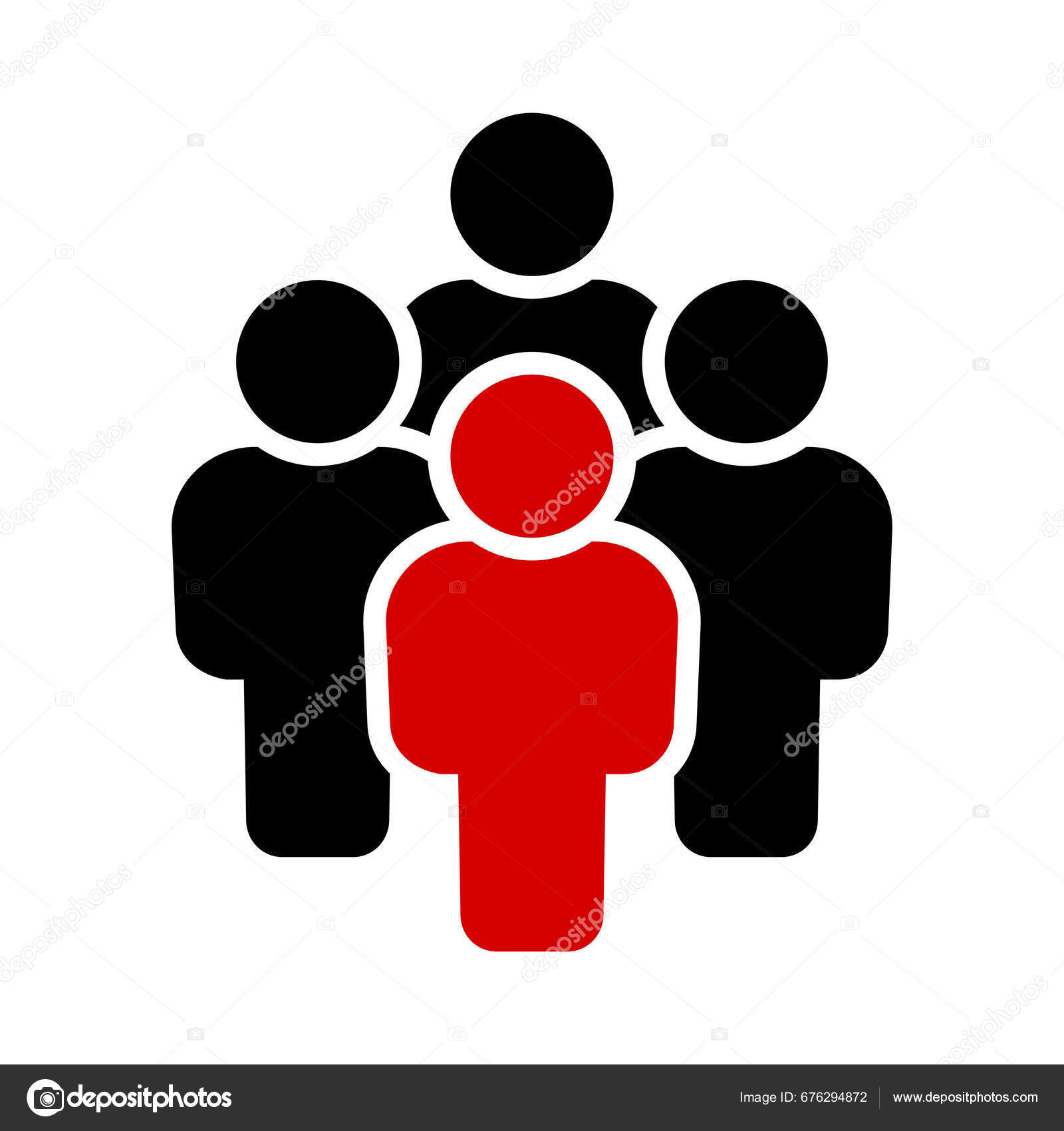 Symbol Ikona Lidí Vektorový Soubor Stock Vektor od ©robert6666 676294872