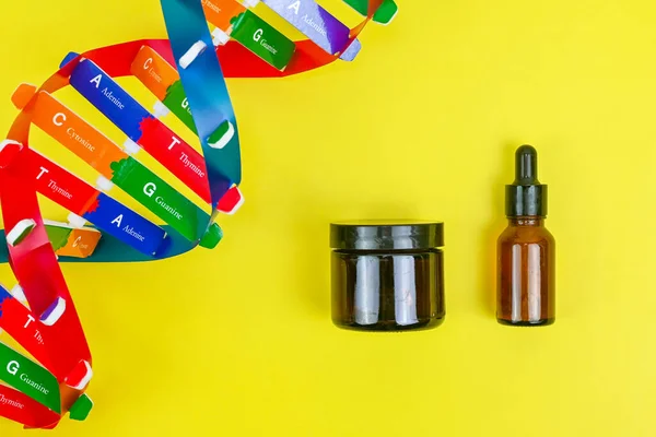 DNA helix structure. Genetics, Personalized Science in Skin Care by DNA ...