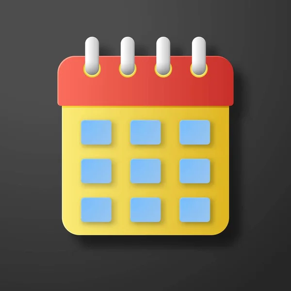 Vector Illustration Calendar Time Icon Dark Color Transparent Background Png Stock Vector by ...
