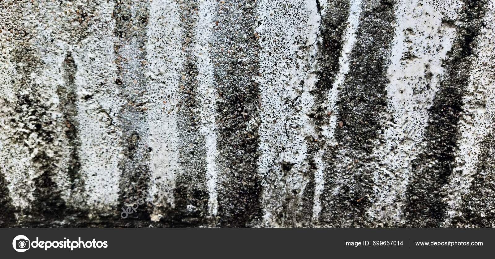 Waterfall Texture Isolated Black Background Vector Gray Concrete ...