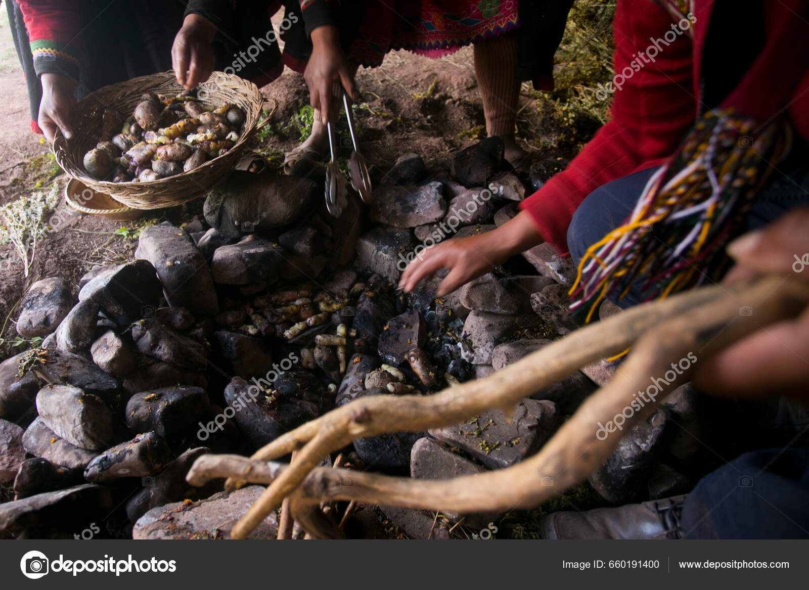 Basic Ingredients Pachamanca Ceremony Peru Pachamanca Ceremony Lamb ...