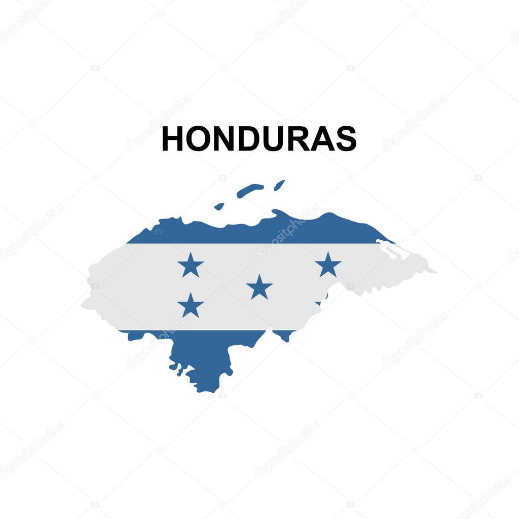 mapas de Honduras icono símbolo de signo vectorial 2023