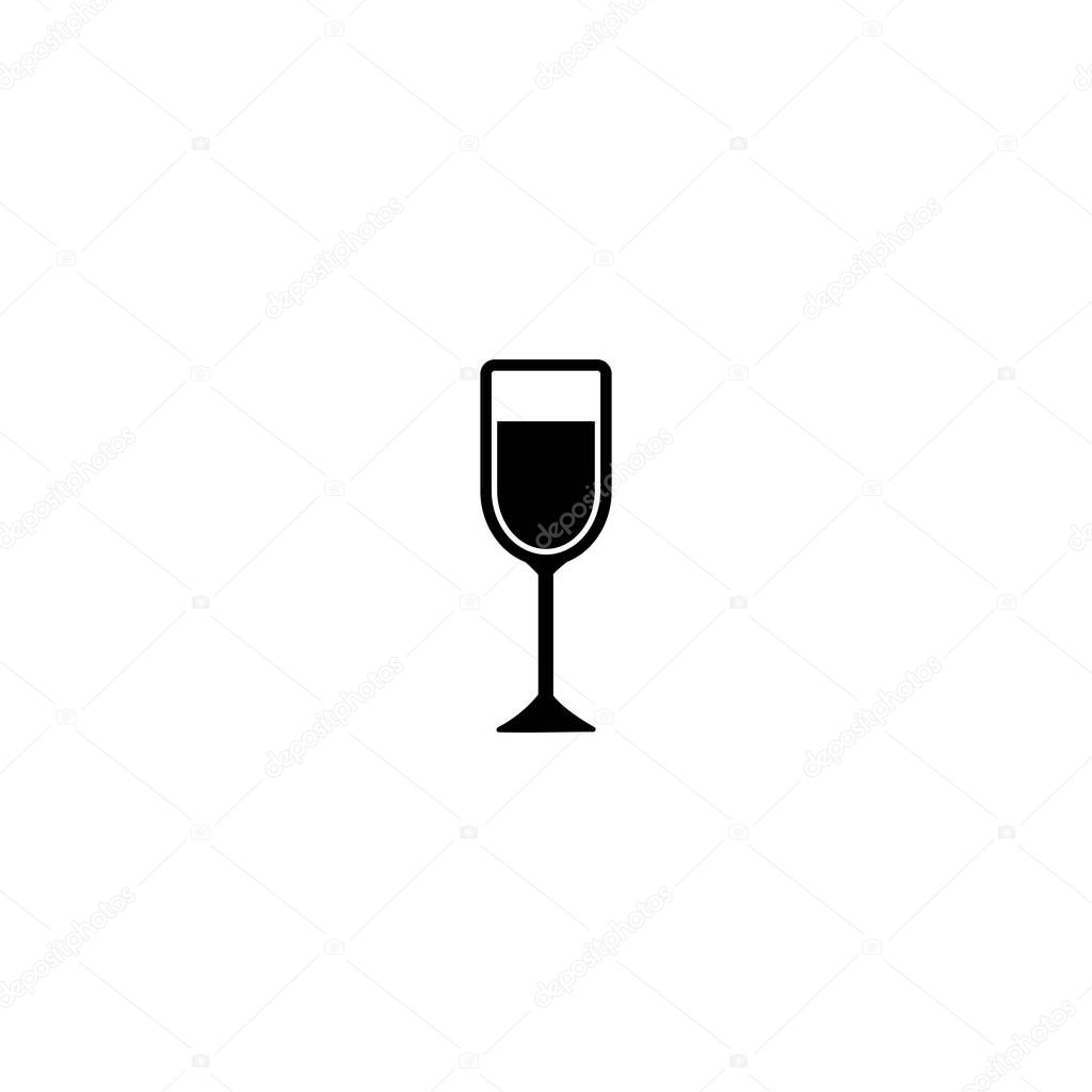 copa de bebida icono, vino icono de cristal símbolo de vectores 2023