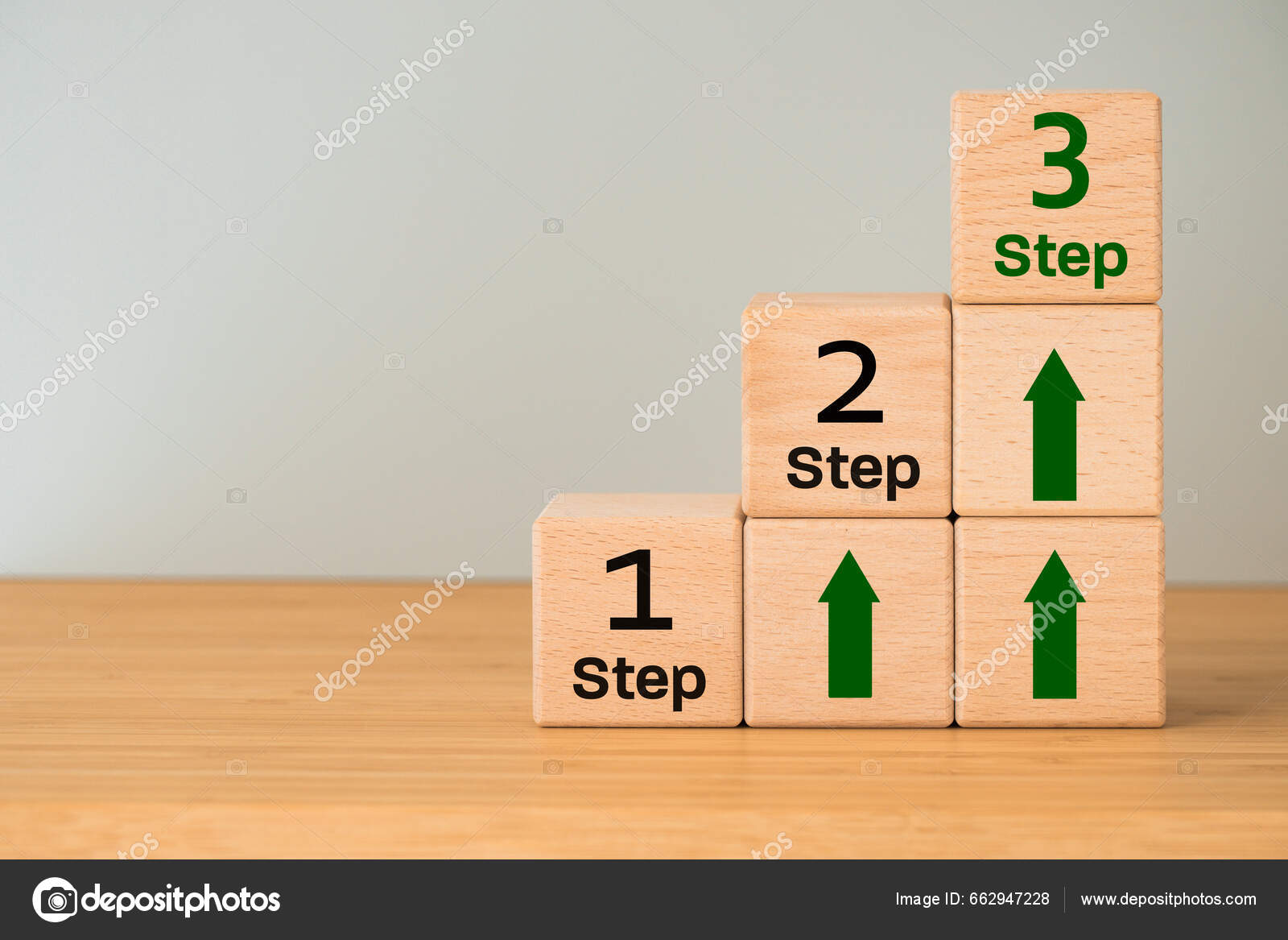 Step One Second Third Concept Career Development Path Learning Gaining ...