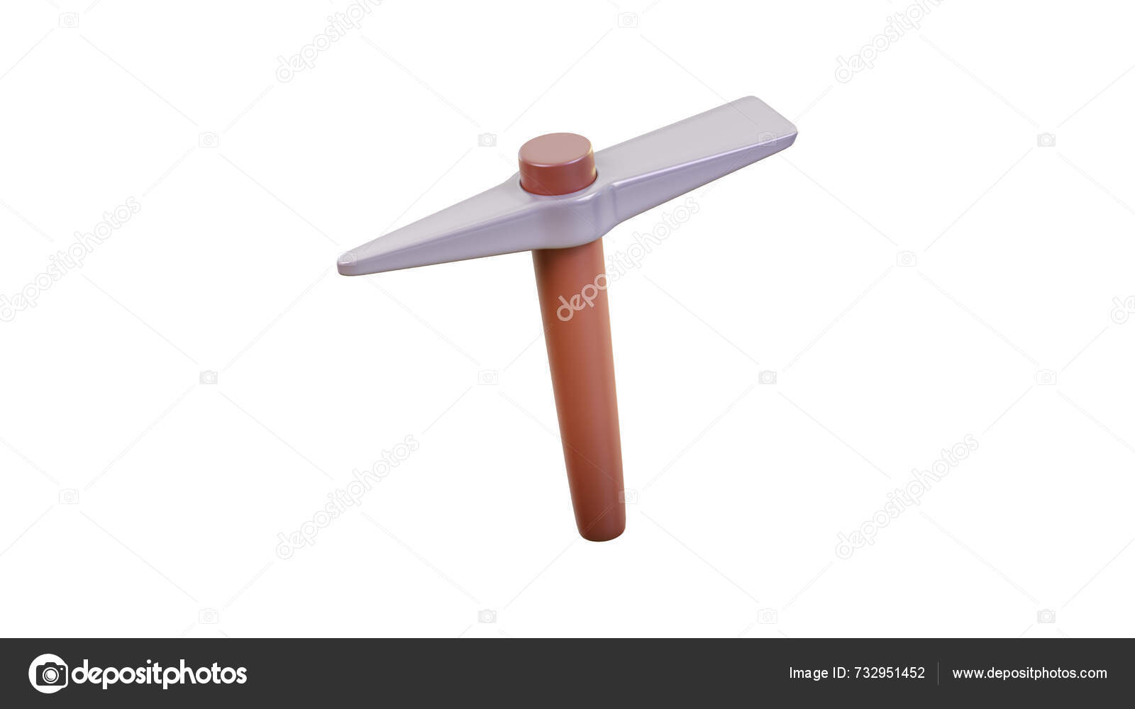 Pickaxe Illustration Isolated — Stock Photo © anwarsadad060@gmail.com ...