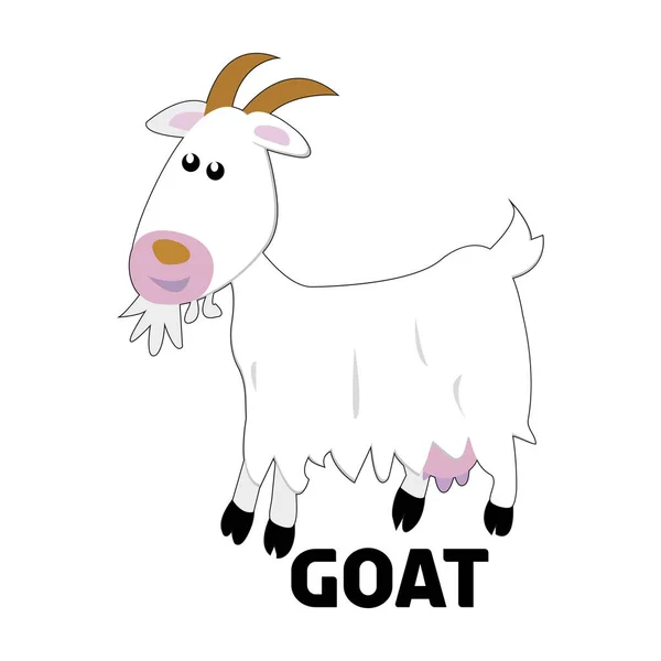 Kecske rajzfilm imágenes de stock de arte vectorial | Depositphotos