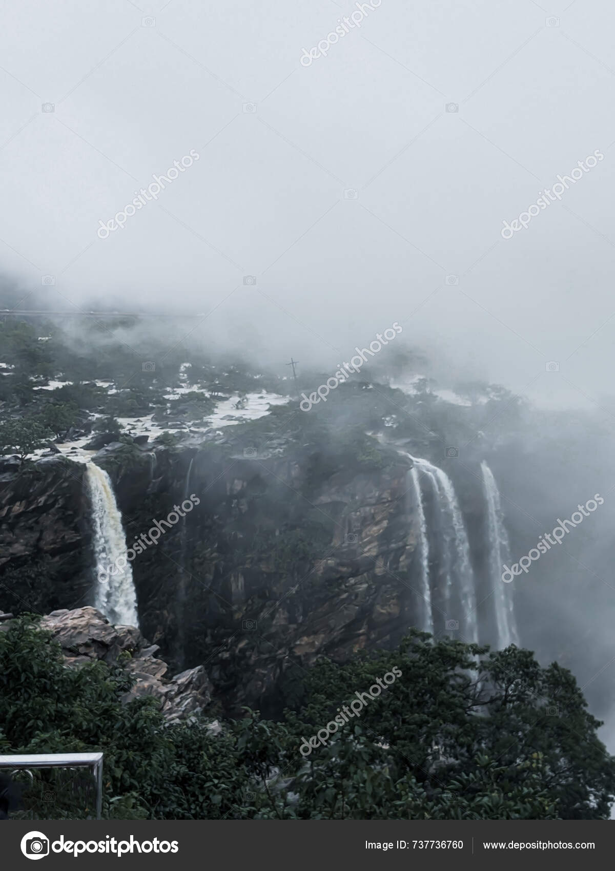 Stunning Beauty Jog Falls Karnataka World Famous Waterfalls Enchanting ...