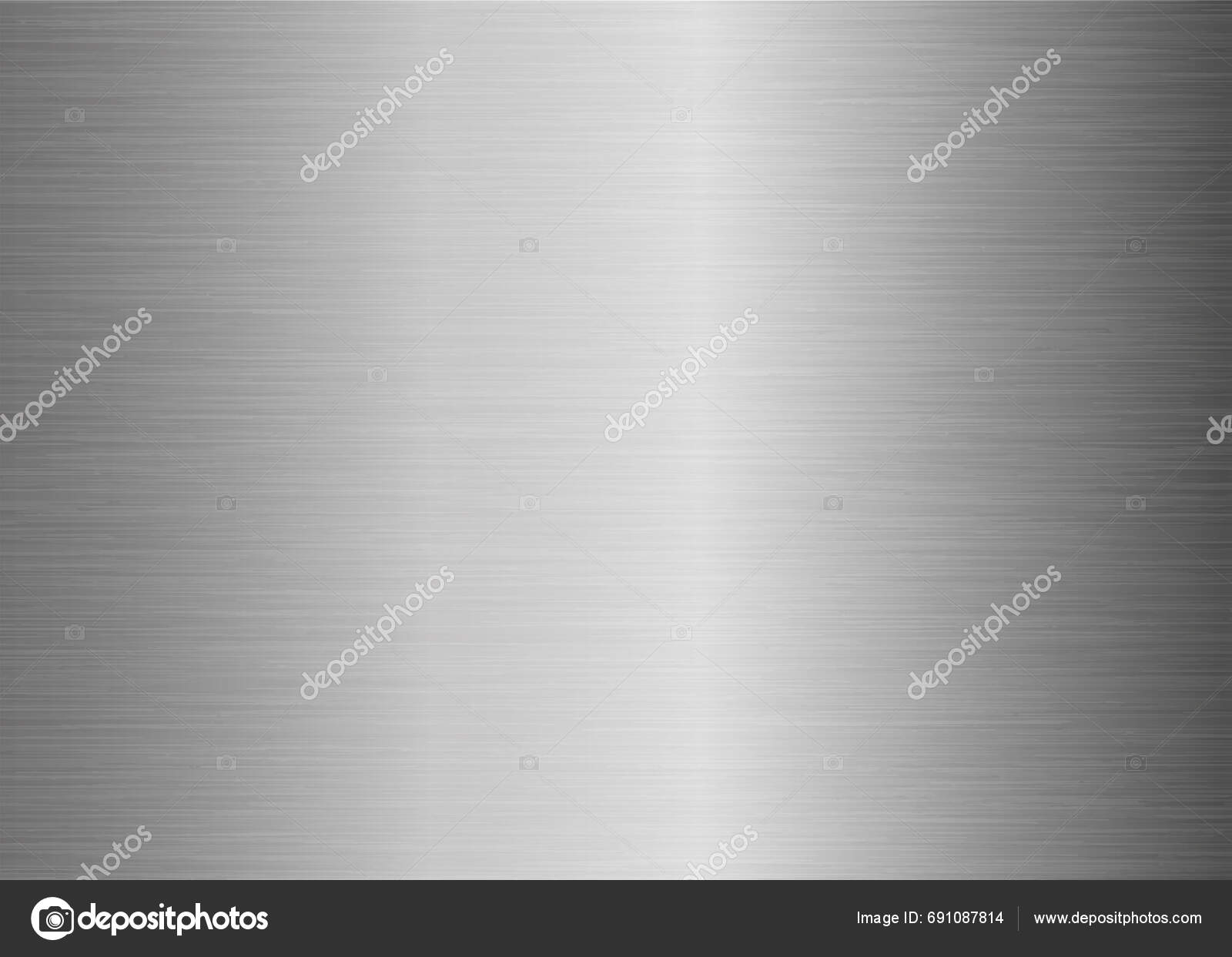 Brushed Metal Texture Steel Background Stainless Steel Texture Vector ...