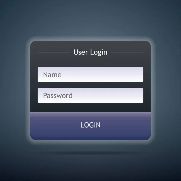 Halaman Formulir Log Masuk Vektor Ilustrasi Eps Vektor Stok oleh ...