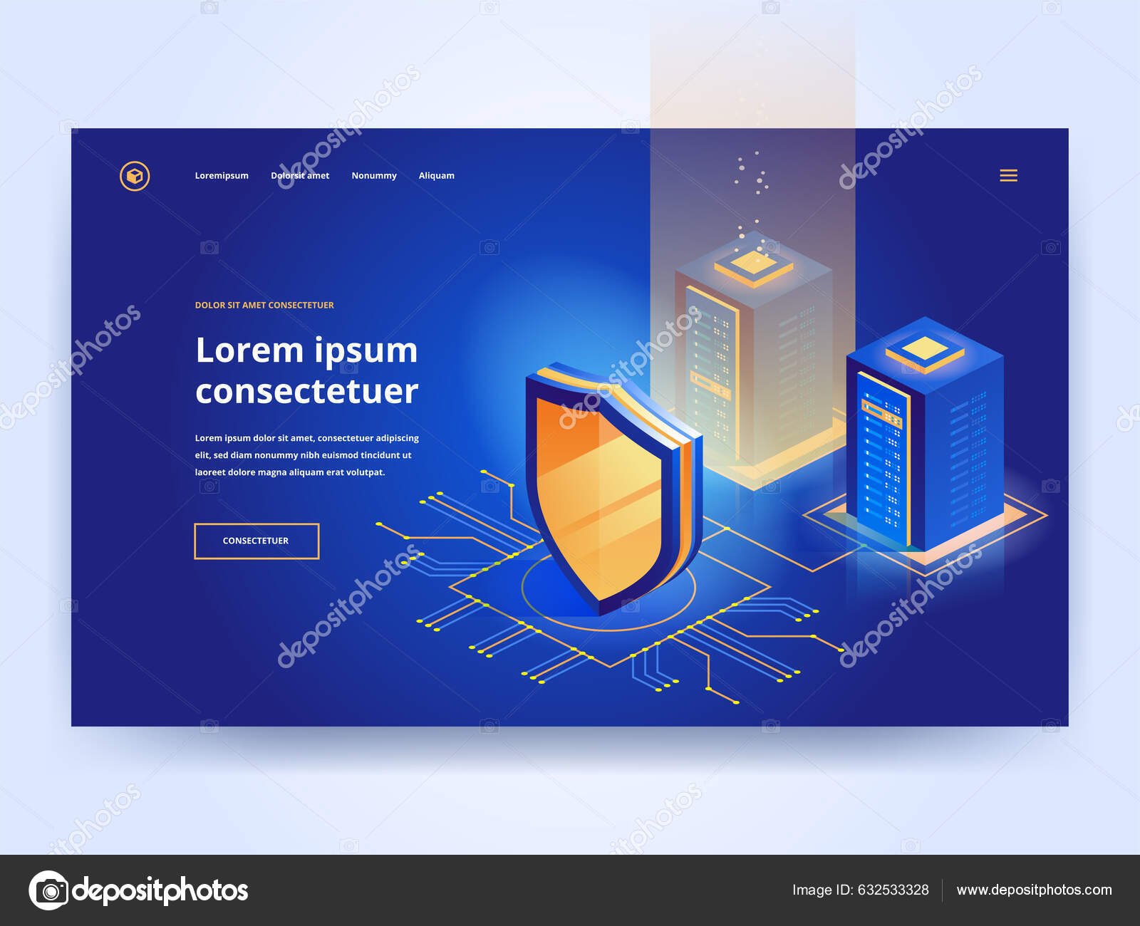 Cybersecurity Protection Network Security Safe Your Data Concept ...