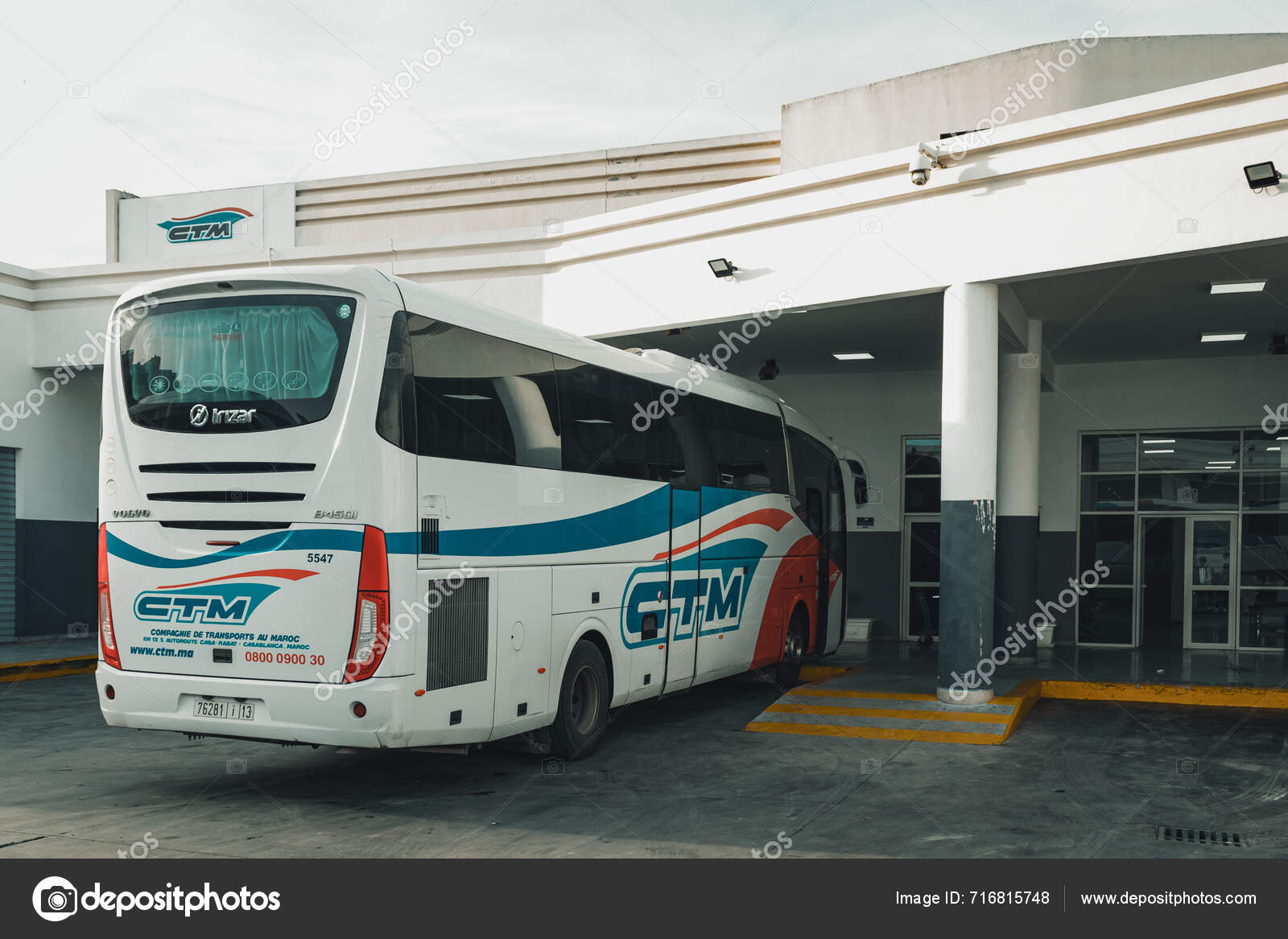 Fes Marruecos 2024 Ctm Bus Turístico Estación Autobuses Fez Marruecos ...