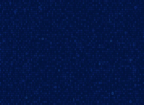 Programming Code Computer Language Dark Blue Background Digital Technology Theme Stock Vector by ...