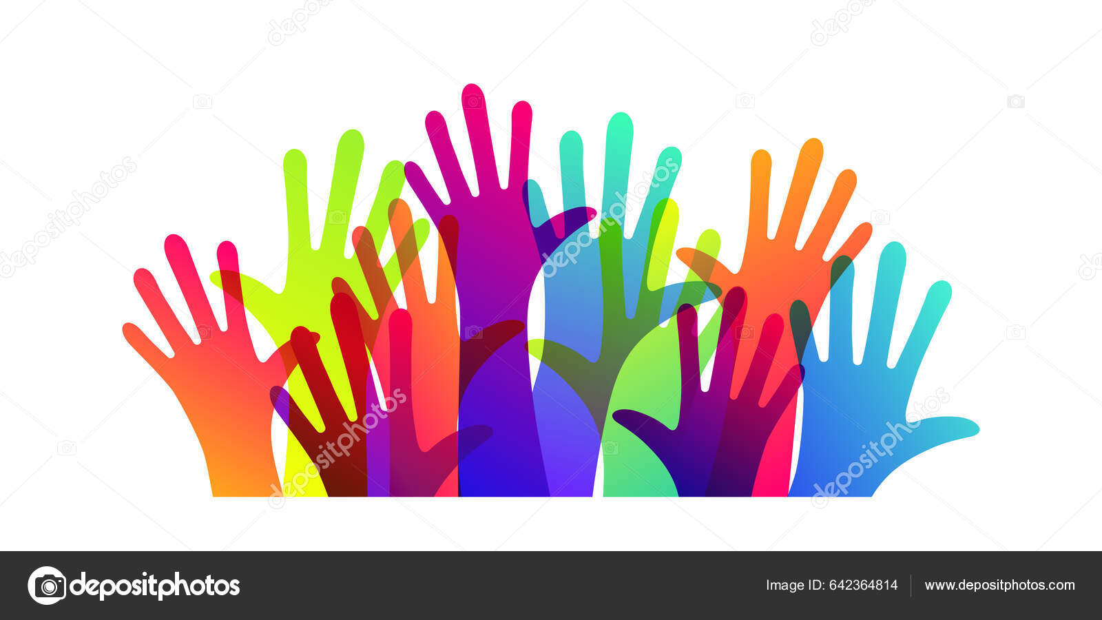Many Hands Icon White Illustration Vector de stock por ©tutti_fruttii ...
