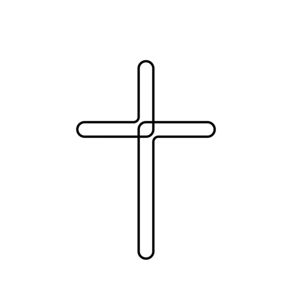 간단한 기독교 십자가 기호 Imágenes Vectoriales, Gráfico Vectorial de 간단한 기독교 십자가 ...