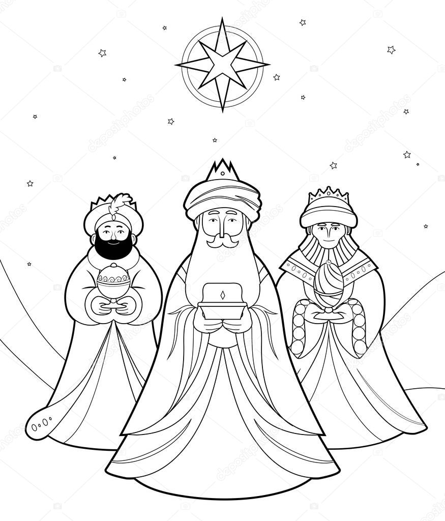 Magi Wise Epiphany Mages Rois Magos Nativity Storybook Thecatholickid ...
