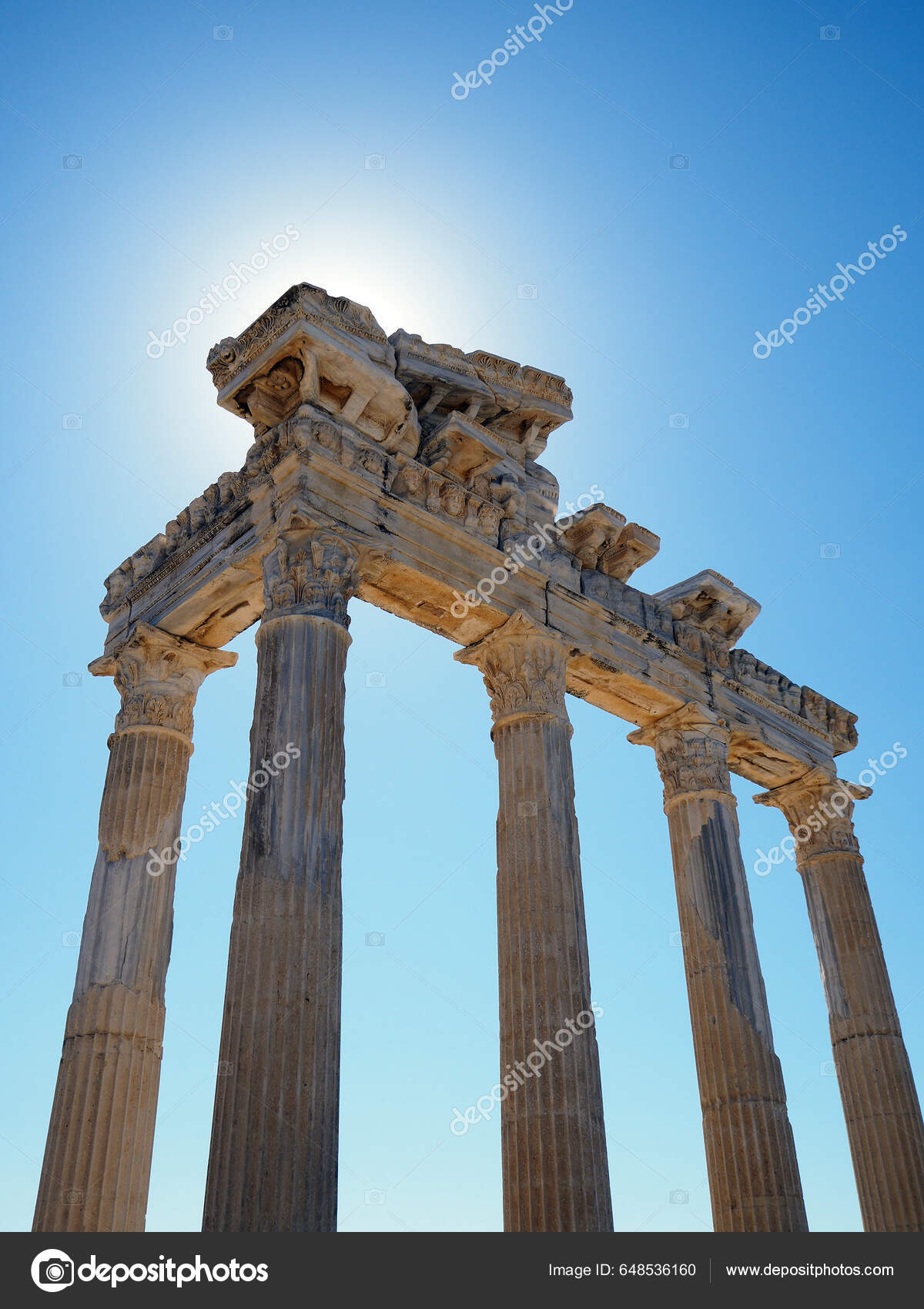 Temple Apollo Side Ancient City Antalya — Stock Photo © Huseyin22 ...