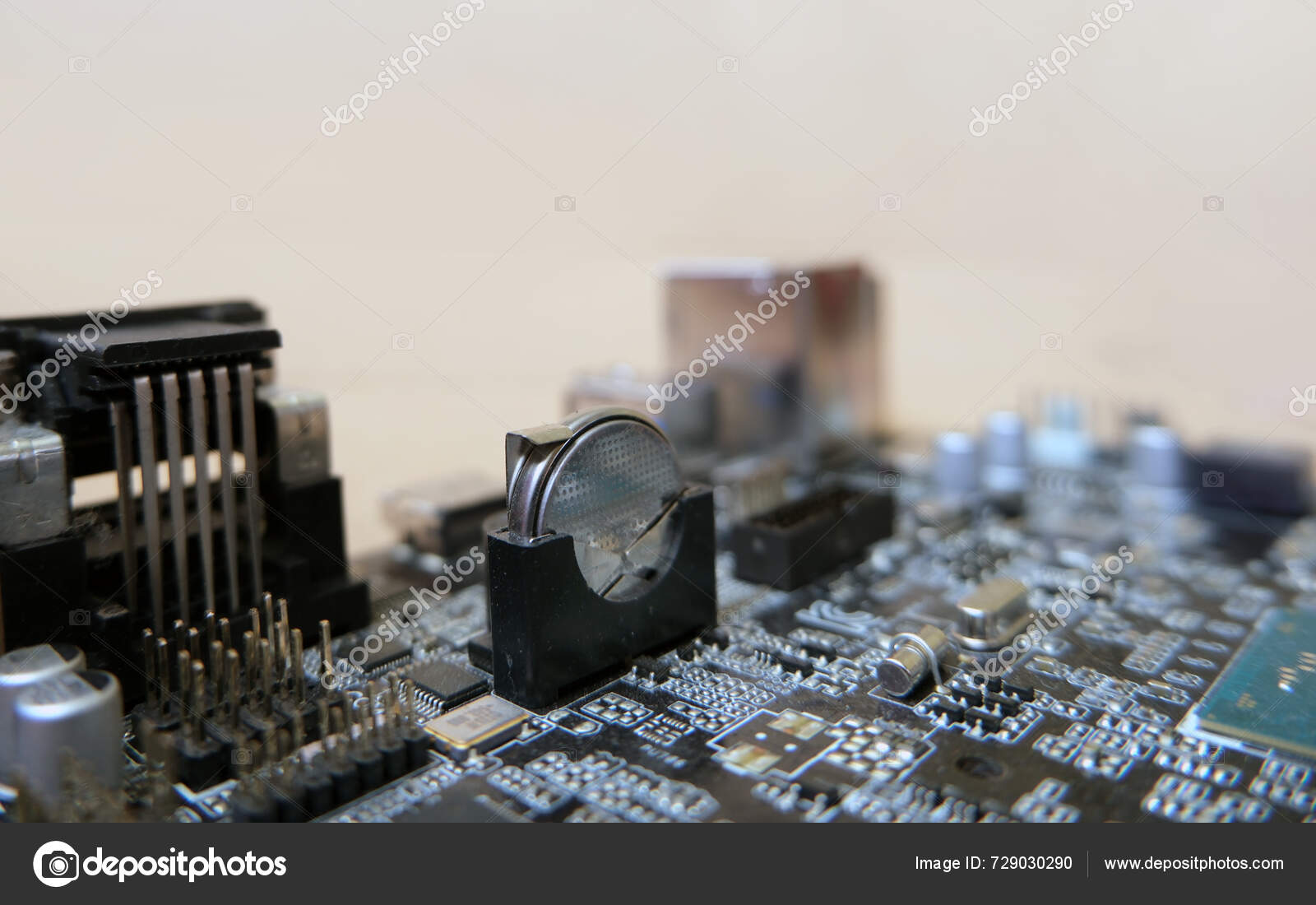 Battery Backed Electronic Circuit Card Volt Lithium Cell Motherboard ...