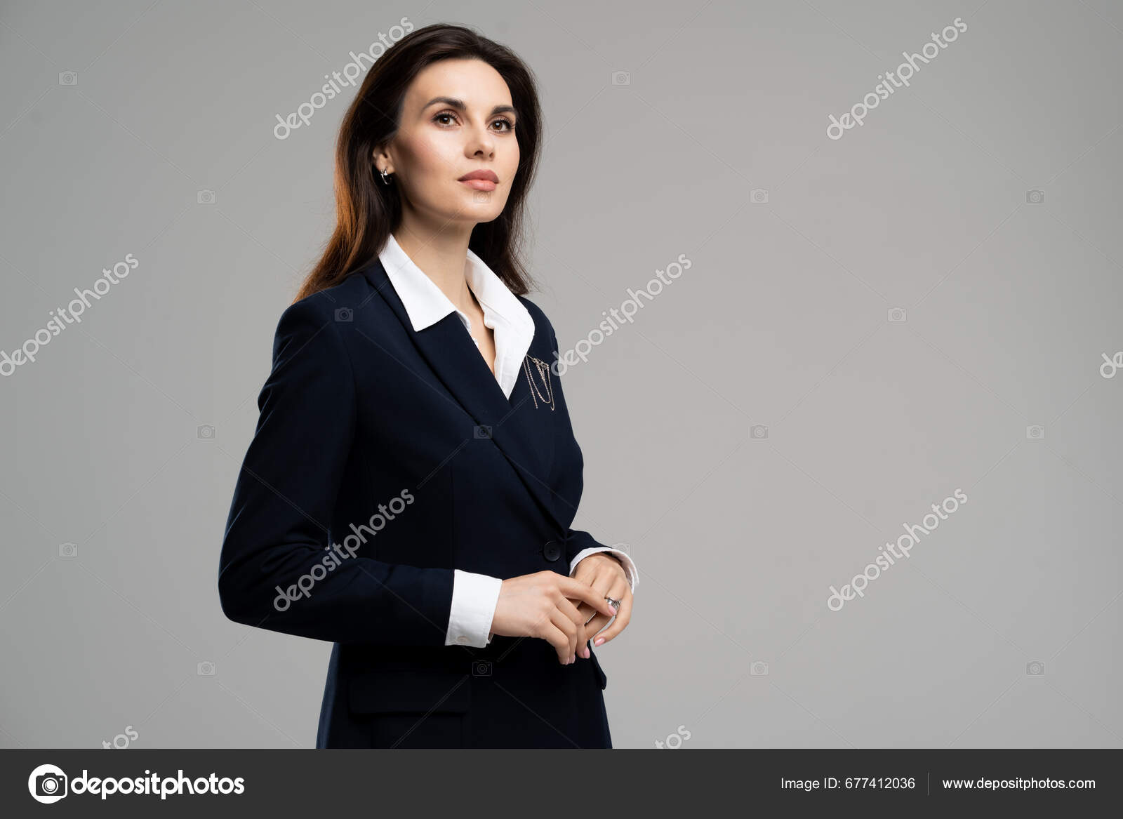 Imagen Retrato Joven Inteligente Pensamiento Ceo Exitosa Empresa ...