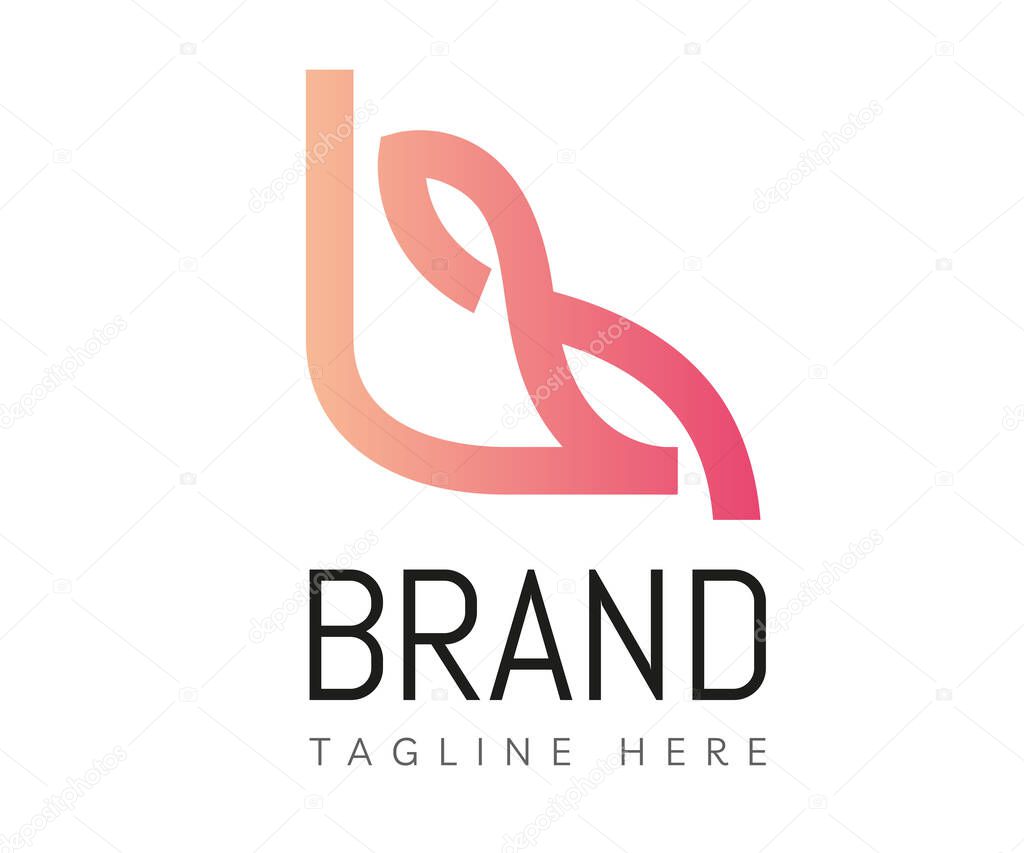 Letra L icono del logotipo elementos de plantilla de diseño. Letra ...