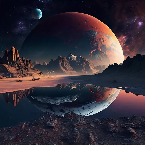 Exoplanet Landscape Wallpaper