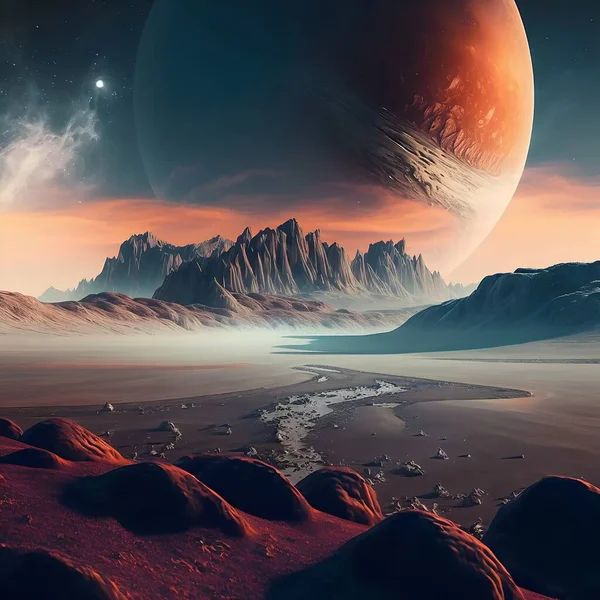 Exoplanet Landscape Wallpaper