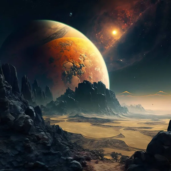Exoplanet Landscape Wallpaper